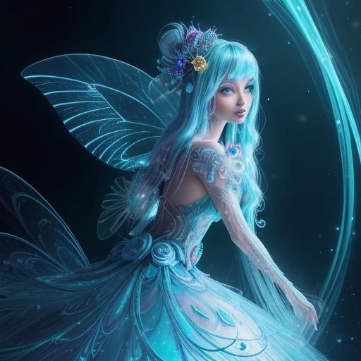 STUNNINGLY BEAUTIFUL Bioluminescence FAIRY-TALE, SPACE BABY, FINELY ...
