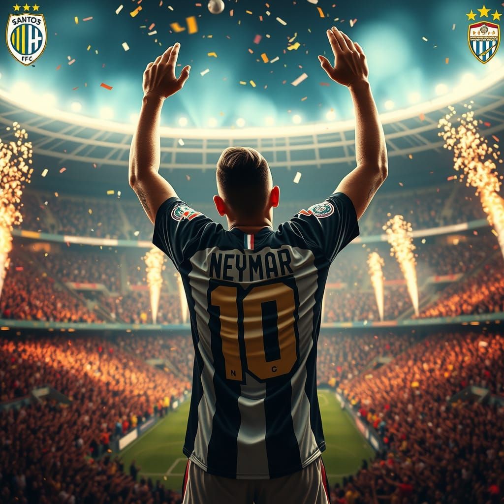 NEYMAR is BacK Go SANTOS ! - NEYMAR's Iconic Return to Santo...