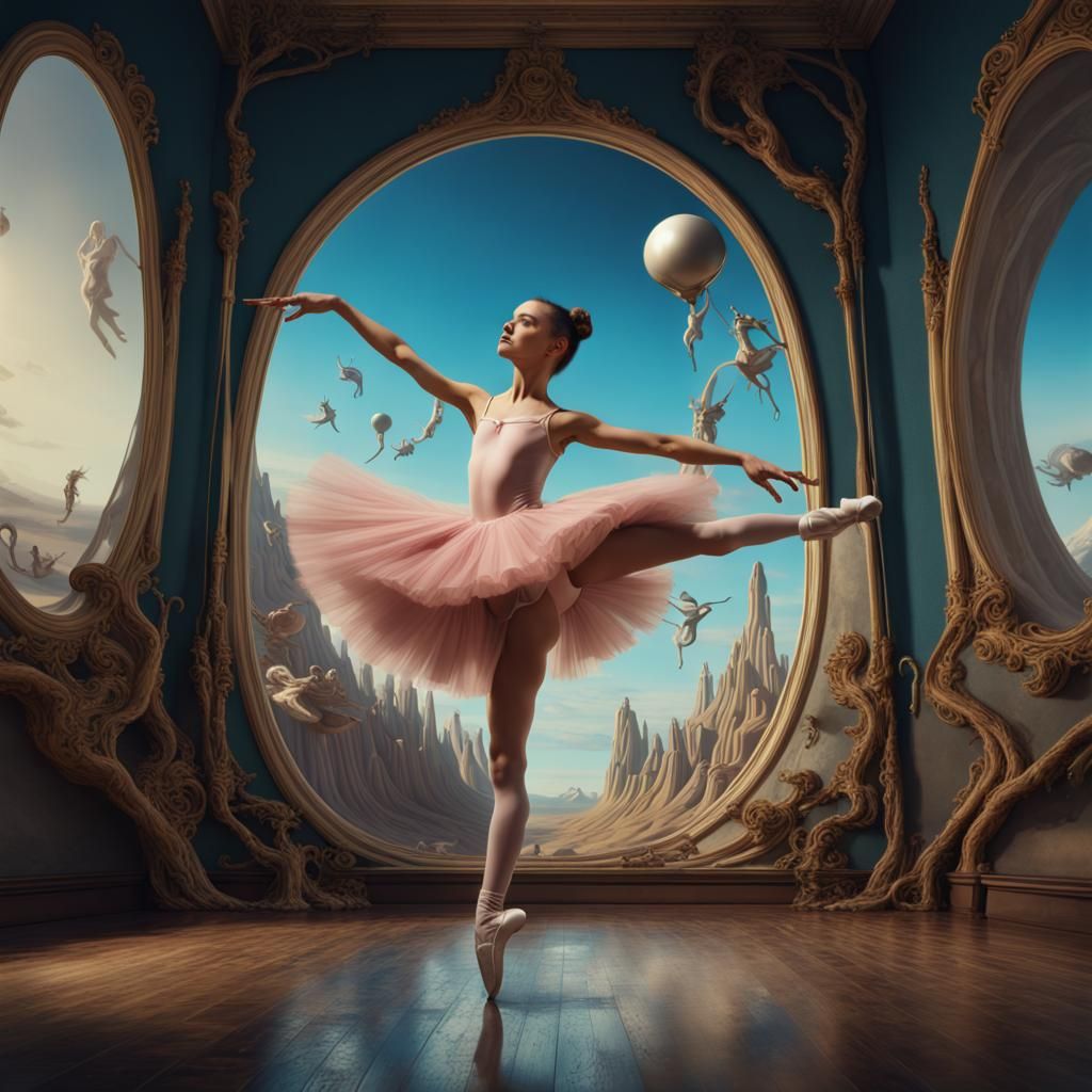Little ballerina - AI Generated Artwork - NightCafe Creator