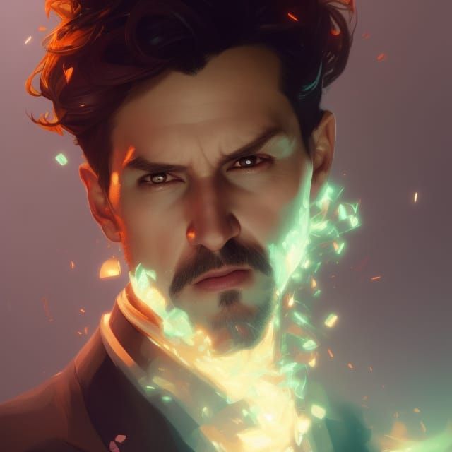 magician men head and shoulders portrait, 8k resolution concept art ...