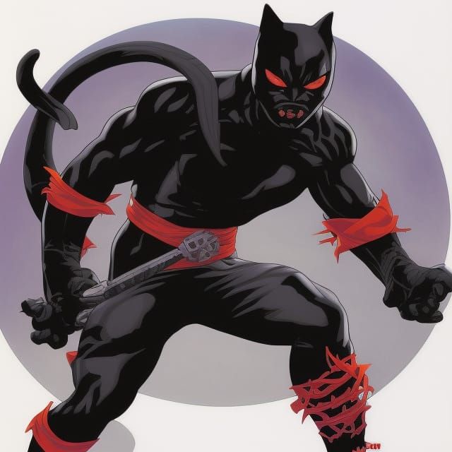 The evil black ninja cat villain Mark Brooks and Dan Mumford, comic ...