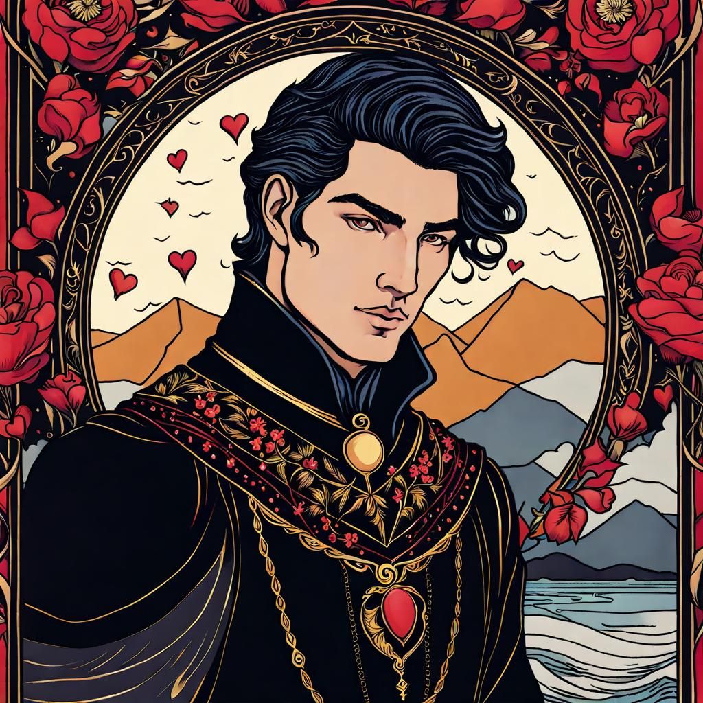 ((The Lover:1.3) (male) (tarot Card:)) by Grace Duong - AI Generated ...