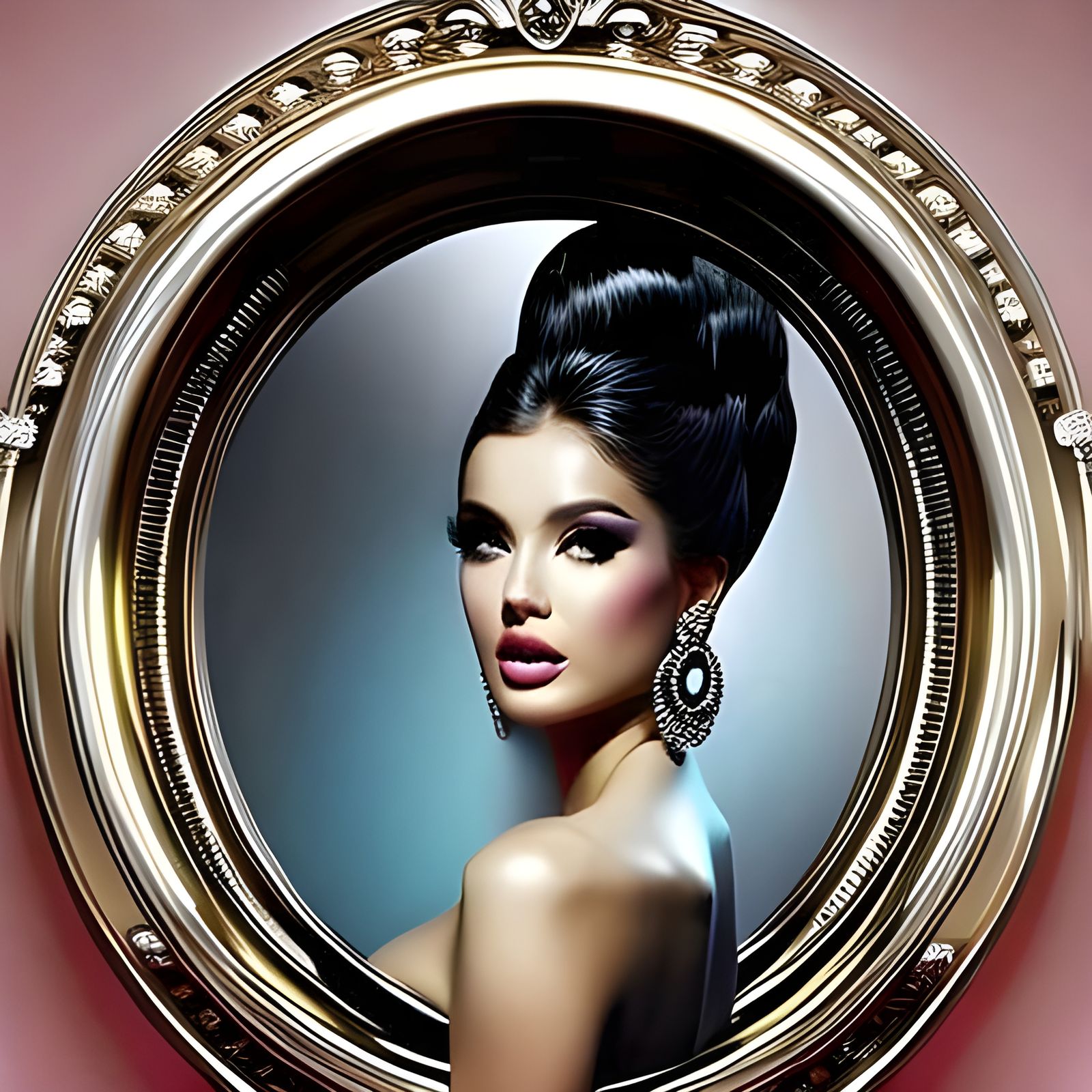 The Lady in the Mirror #5 - AI Generated Artwork - NightCafe Creator