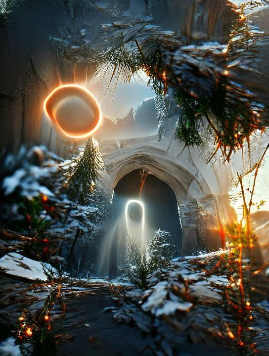 Christmas Portal - Electric Christmas Portal in Digital Matt...