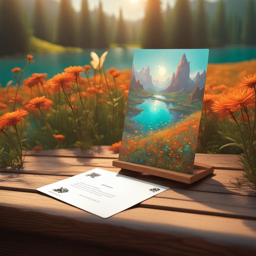 a postcard - AI Generated Artwork - NightCafe Creator
