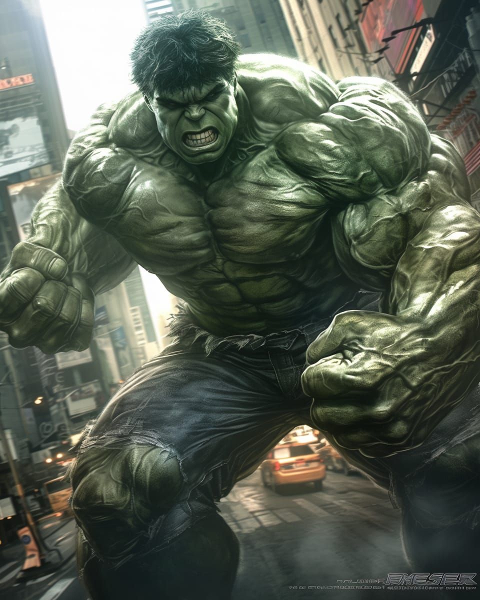 The Hulk - AI Generated Artwork - NightCafe Creator