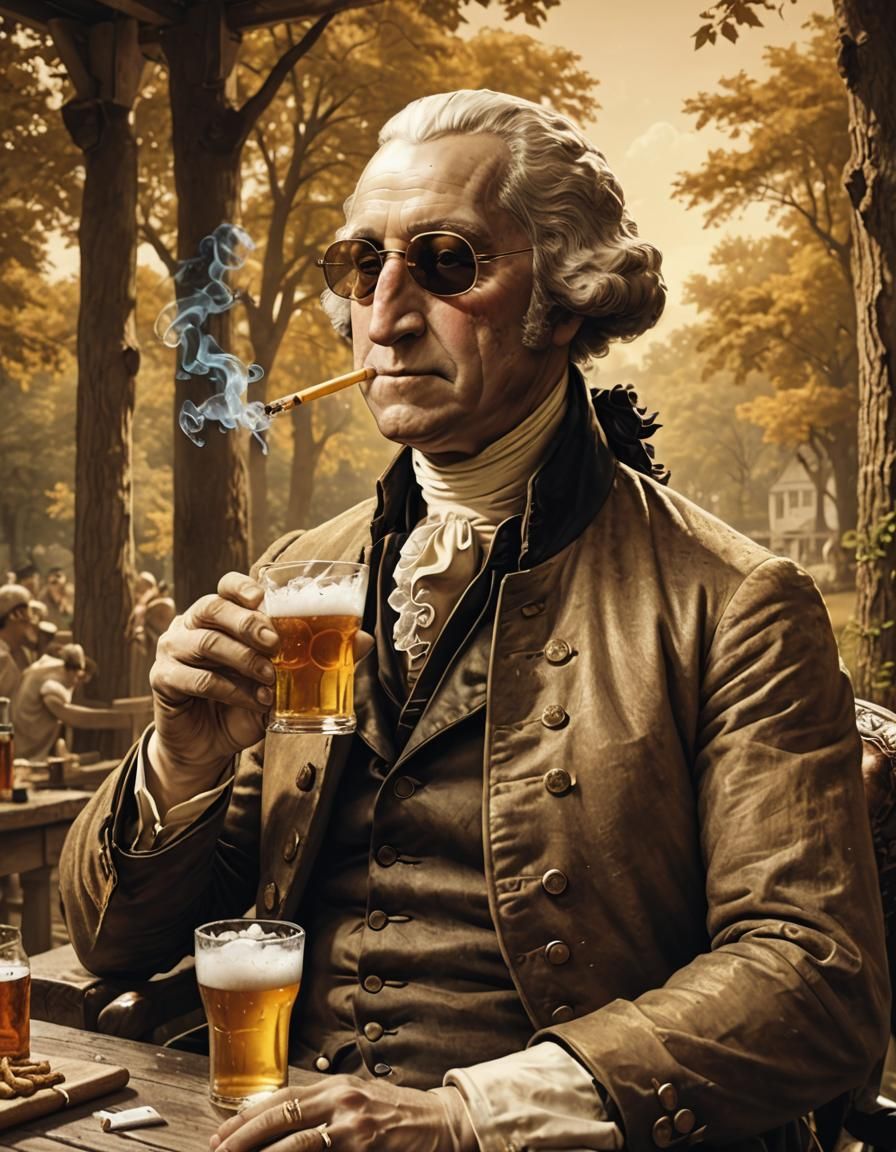 George Washington Likes To Cut Loose - AI Generated Artwork - NightCafe ...