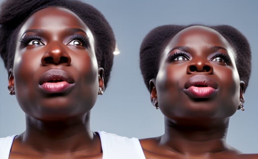 Cold dark skinned women's farting close-up, fart Champion's for best ...