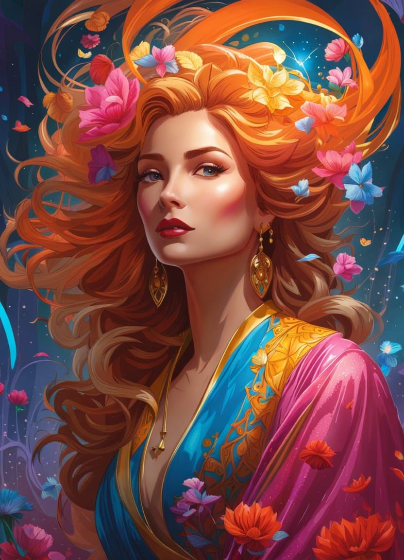 Elegant Woman - AI Generated Artwork - NightCafe Creator