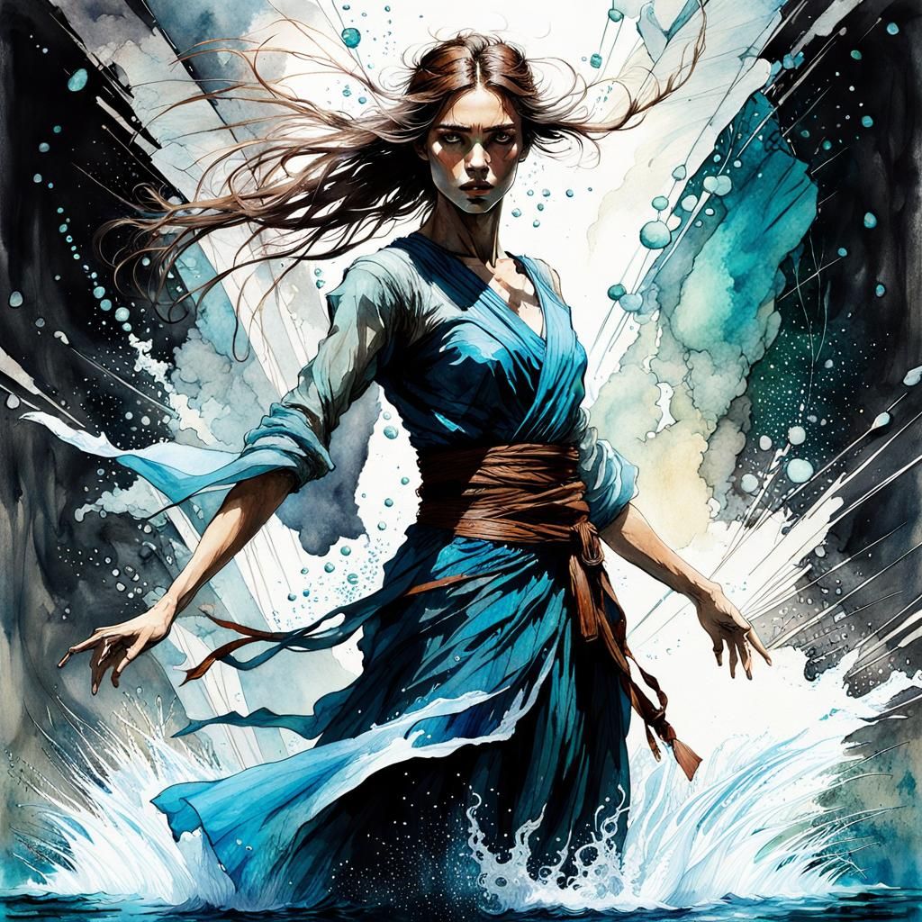 Water Bender - AI Generated Artwork - NightCafe Creator