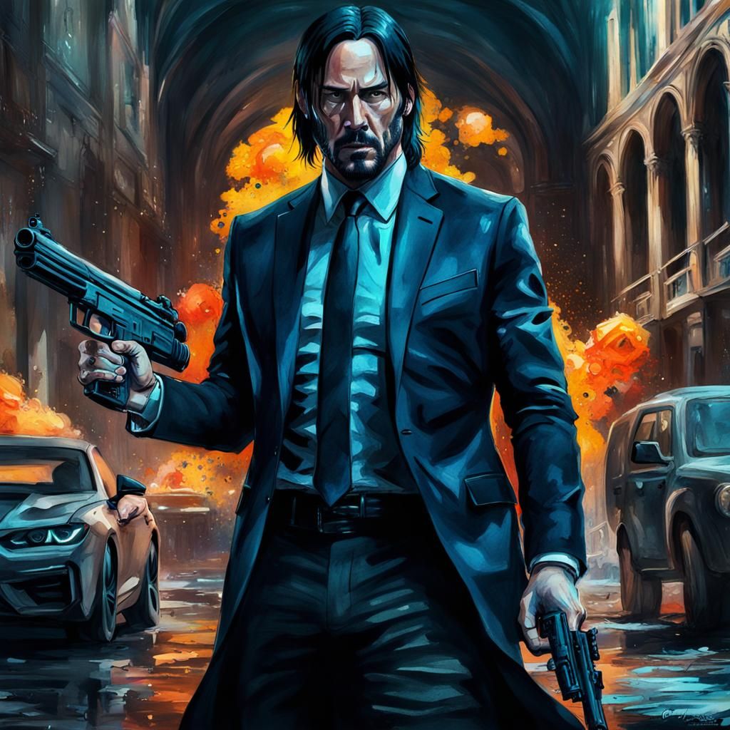 John Wick - AI Generated Artwork - NightCafe Creator