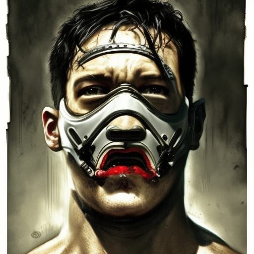 Markiplier as Bane - AI Generated Artwork - NightCafe Creator