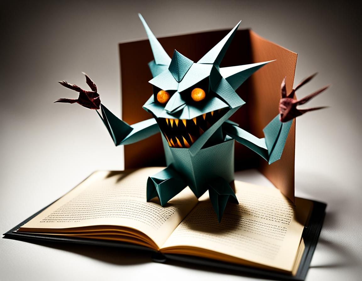 Pop-Up Book Of The Great Gremlin IV - AI Generated Artwork - NightCafe ...