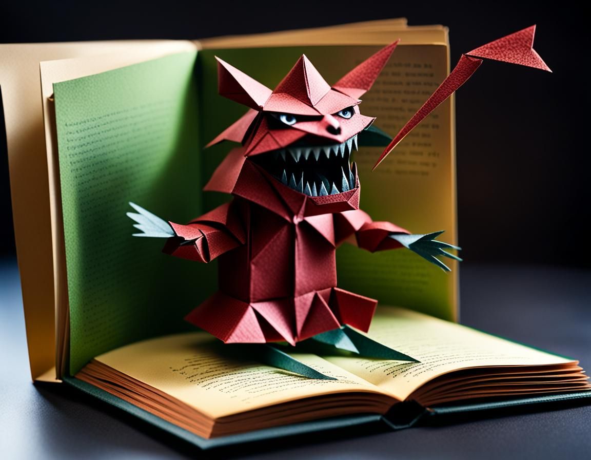 Pop-Up Book Of The Great Gremlin VI - AI Generated Artwork - NightCafe ...