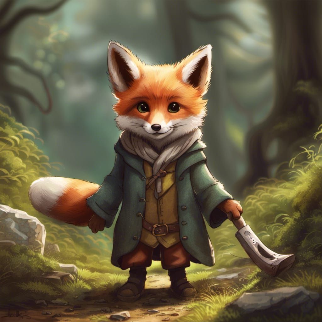 Hobbit Fox - AI Generated Artwork - NightCafe Creator