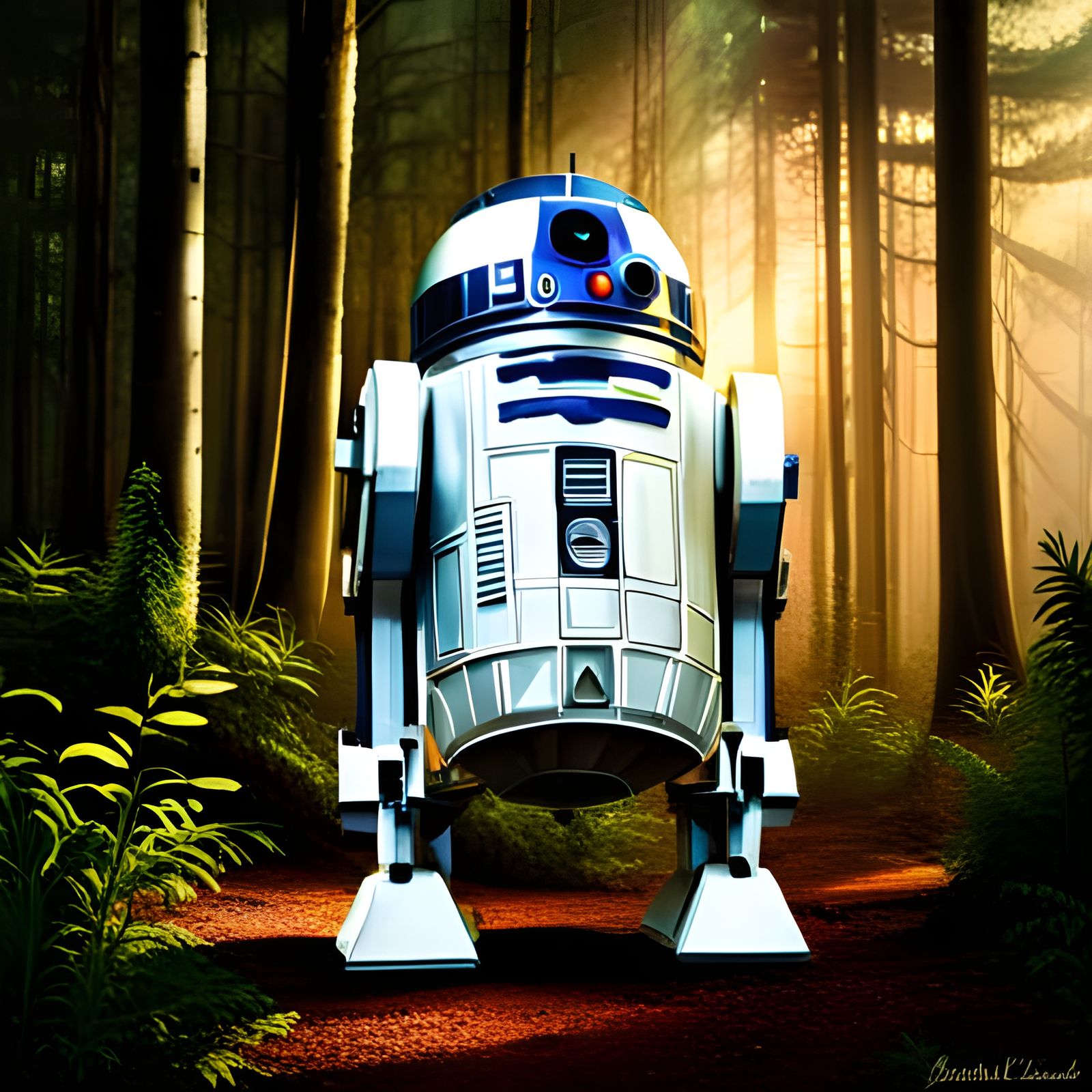 R2-D2 Character - AI Generated Artwork - NightCafe Creator