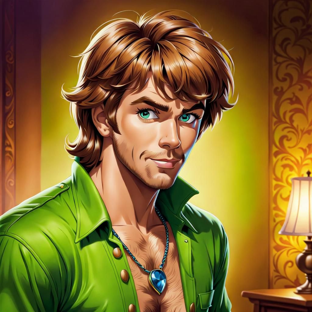 Shaggy from "Scooby Doo" reinterpreted - AI Generated Artwork - NightCafe Creator