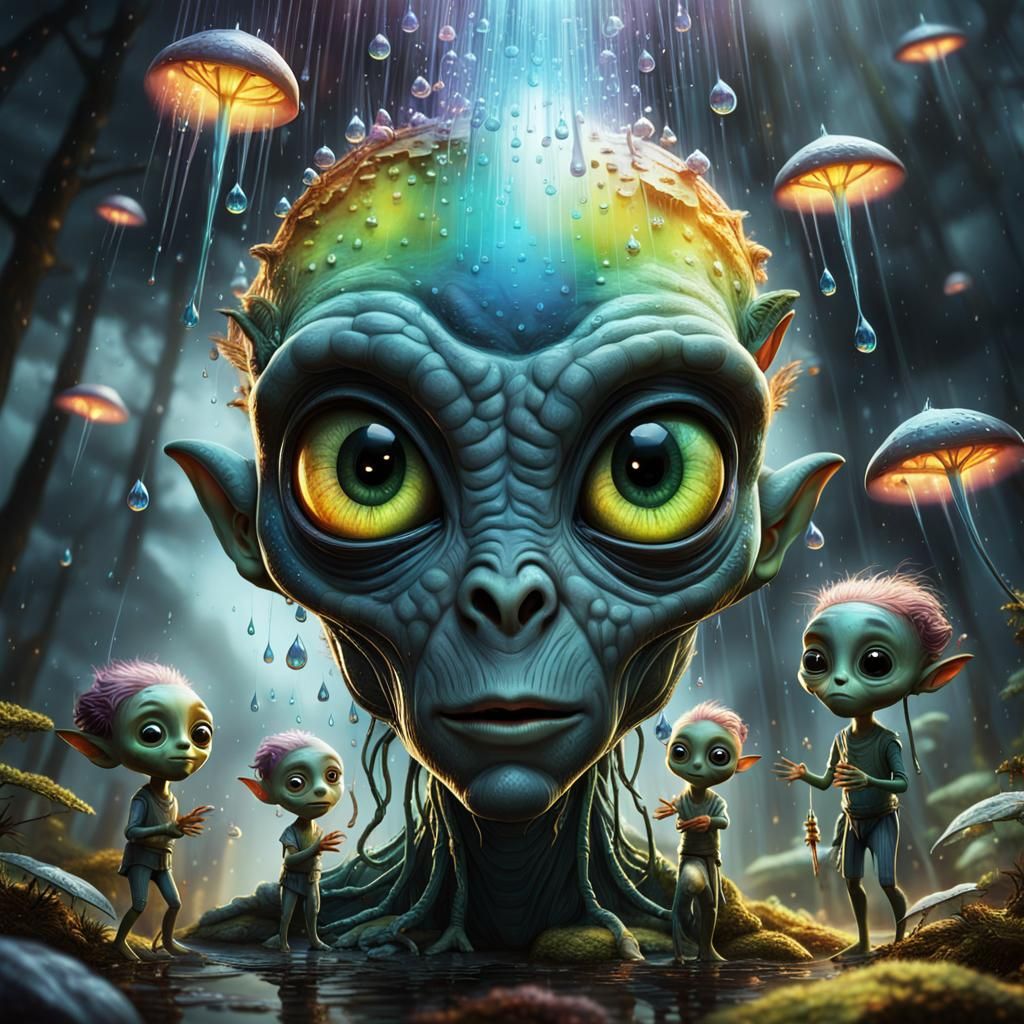 The Alien Scientist. - AI Generated Artwork - NightCafe Creator