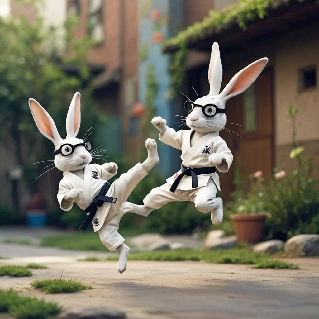 Perfectly Placed Kick - AI Generated Artwork - NightCafe Creator