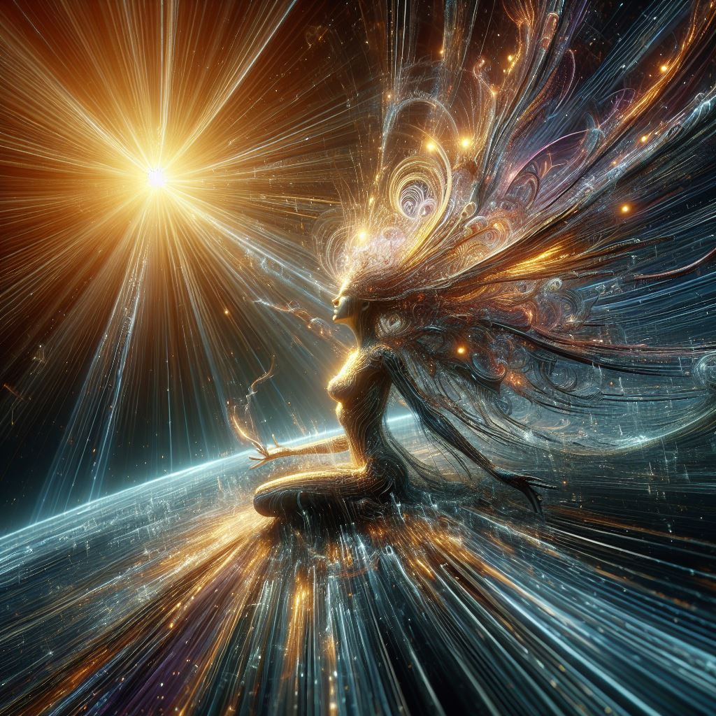 Cosmic Being - AI Generated Artwork - NightCafe Creator