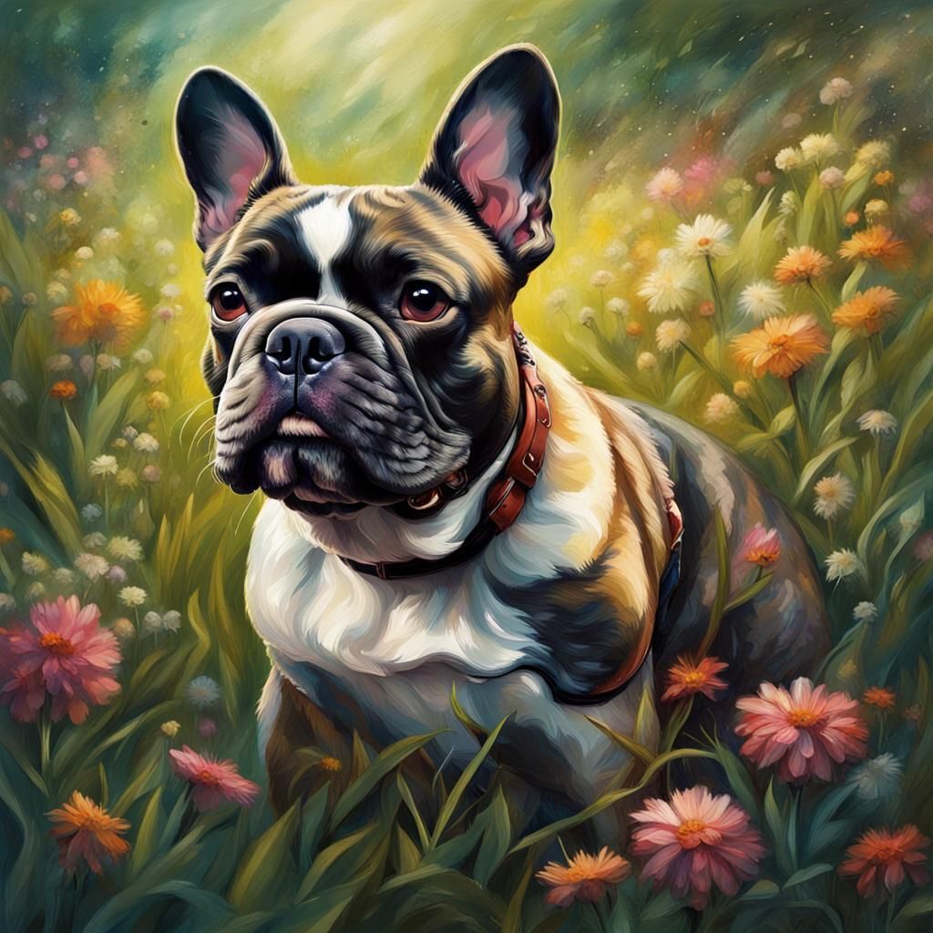 Frenchie - AI Generated Artwork - NightCafe Creator