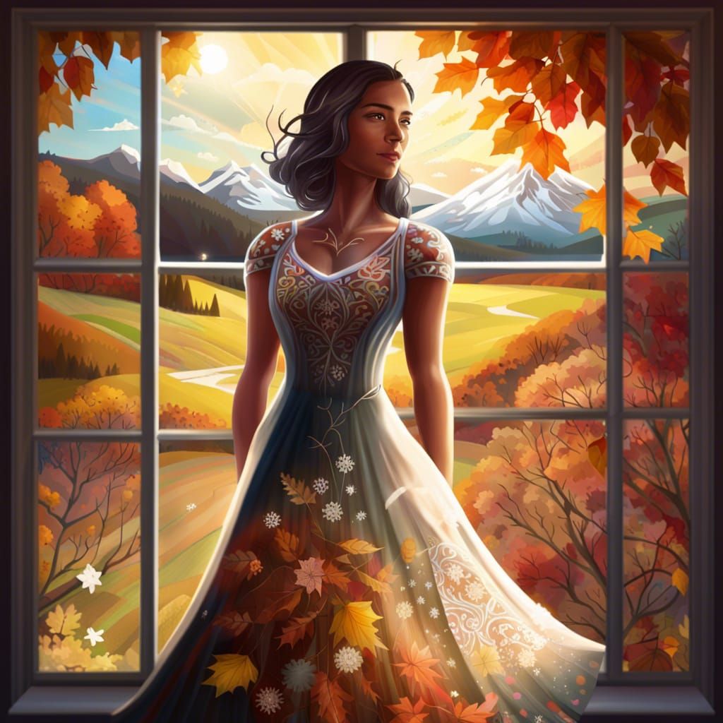 Seasonal Elegance - AI Generated Artwork - NightCafe Creator