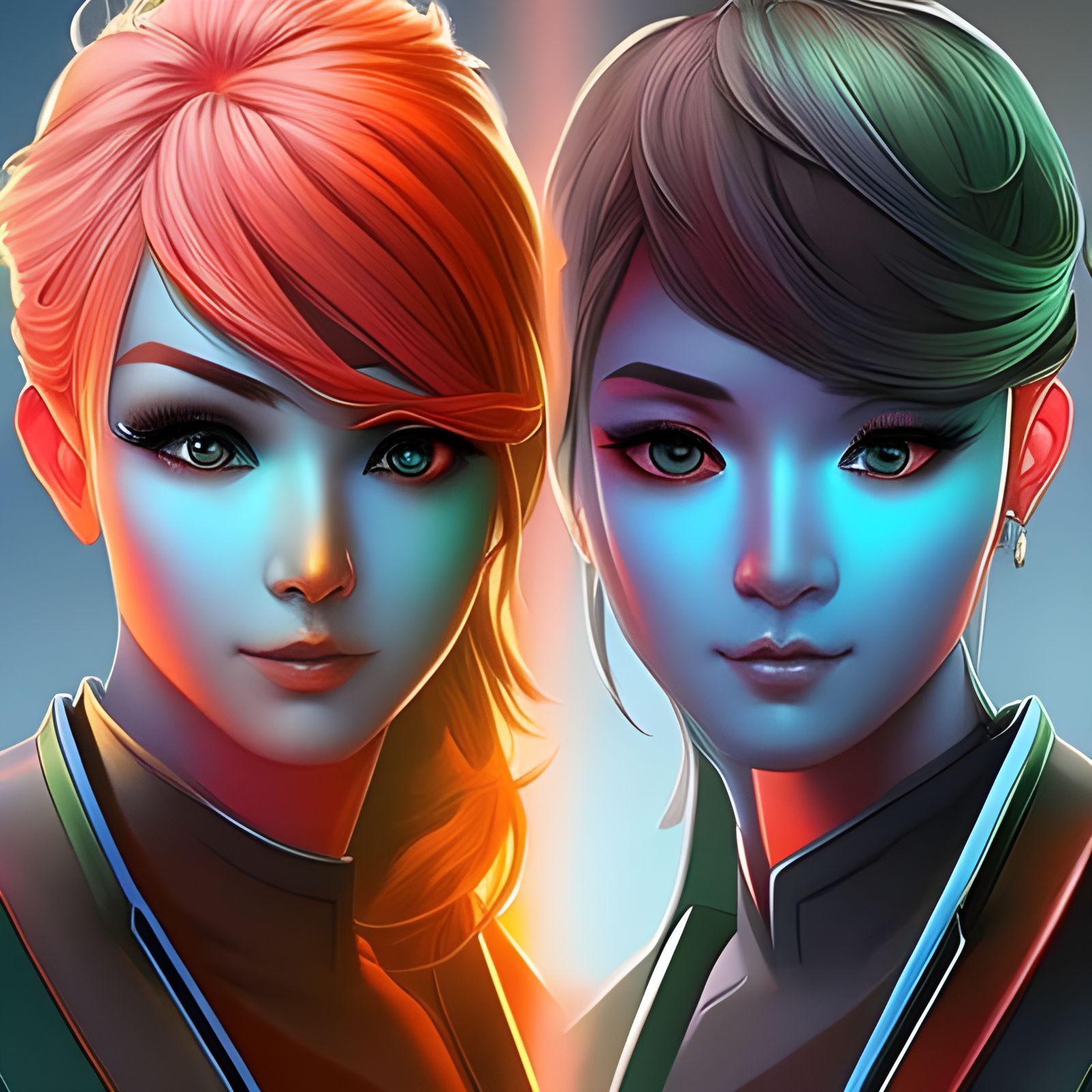AI Twins - AI Generated Artwork - NightCafe Creator