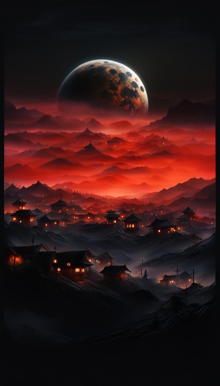 Moonscape - AI Generated Artwork - NightCafe Creator
