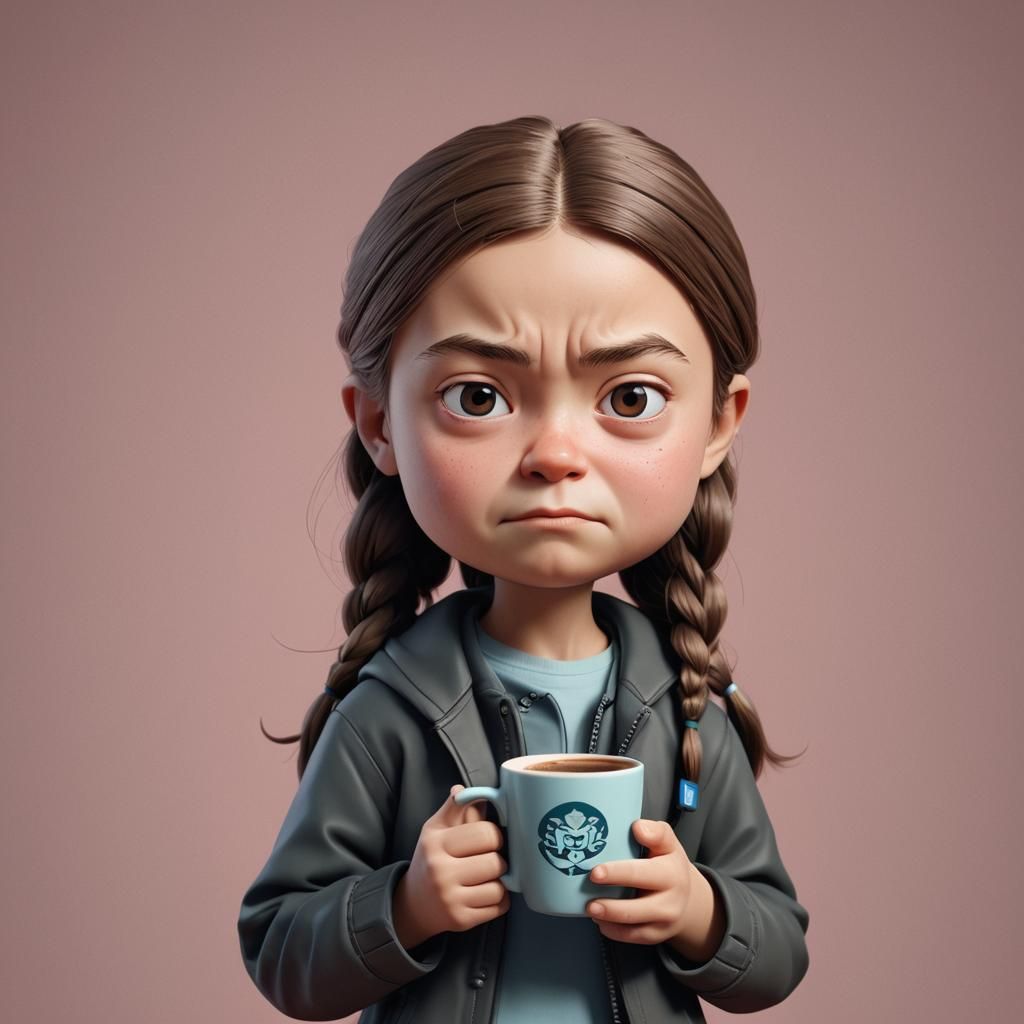 HOW DARE YOU SAYS GRETA - AI Generated Artwork - NightCafe Creator