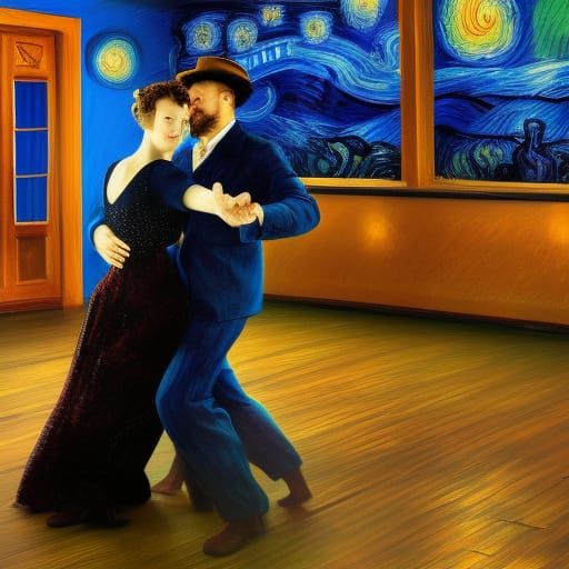 Tango Couple - AI Generated Artwork - NightCafe Creator