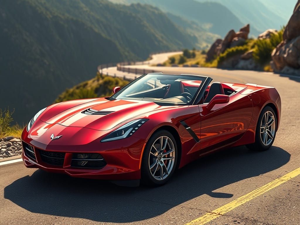 A Little Red Corvet Roadster - A Little Red Corvet Roadster...