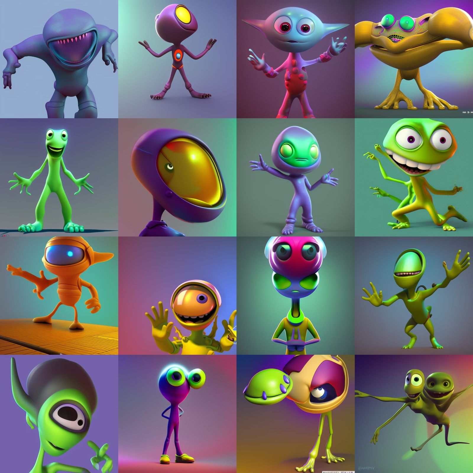 Groovy Alien - AI Generated Artwork - NightCafe Creator