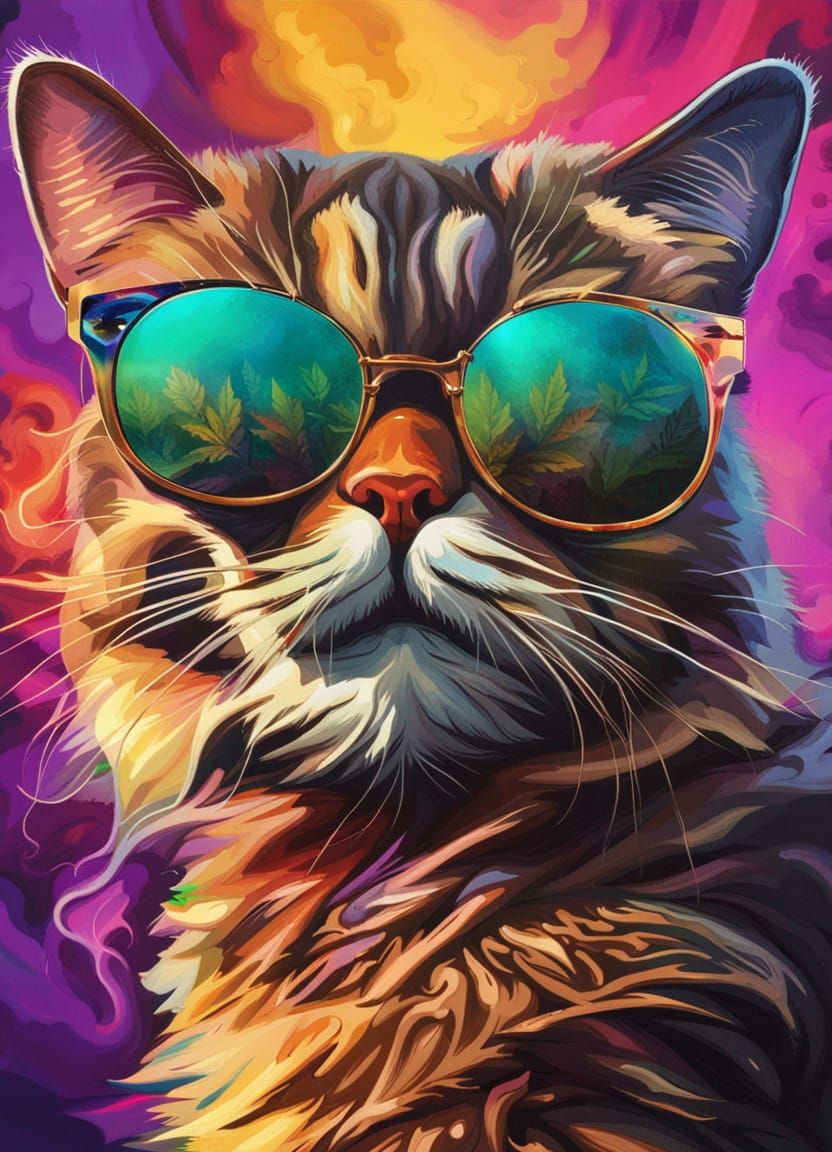 Pimp Cat - AI Generated Artwork - NightCafe Creator
