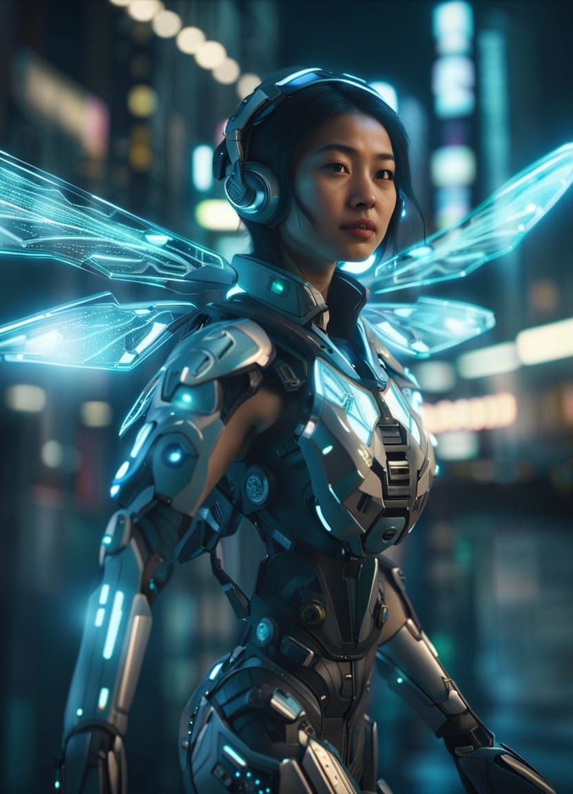 Dragonfly mecha-suit - AI Generated Artwork - NightCafe Creator