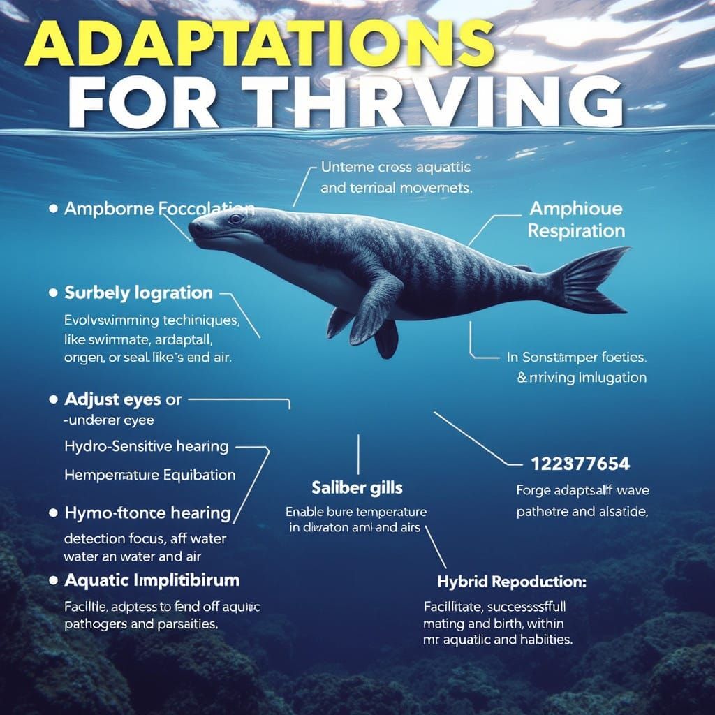 Diverse Aquatic and Terrestrial Adaptations for Th... - AI Art