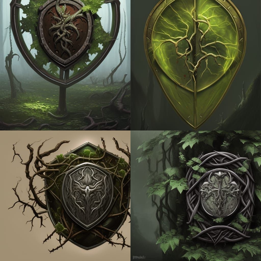 Druidic shields #7 - AI Generated Artwork - NightCafe Creator