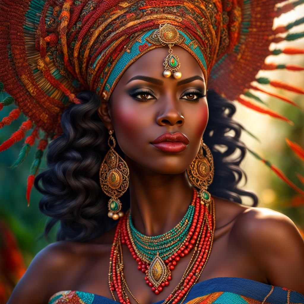 Erzulie Freda, the cherished Loa in Vodou - AI Generated Artwork ...