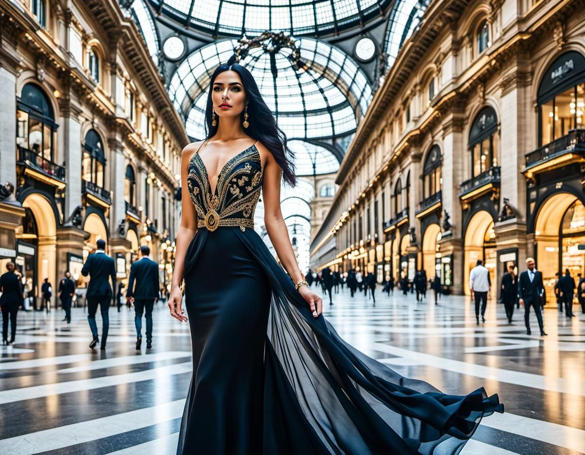 Galleria Vittorio Emanuele II Milan Italy - AI Generated Artwork - NightCafe Creator