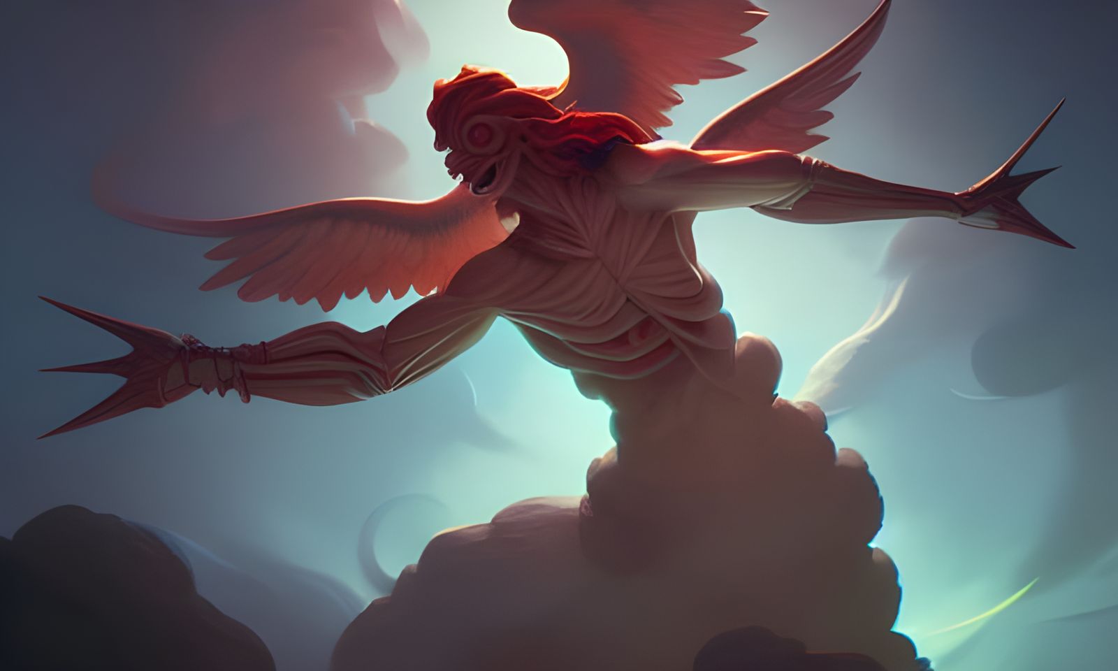 Ifrit, Djinn - AI Generated Artwork - NightCafe Creator