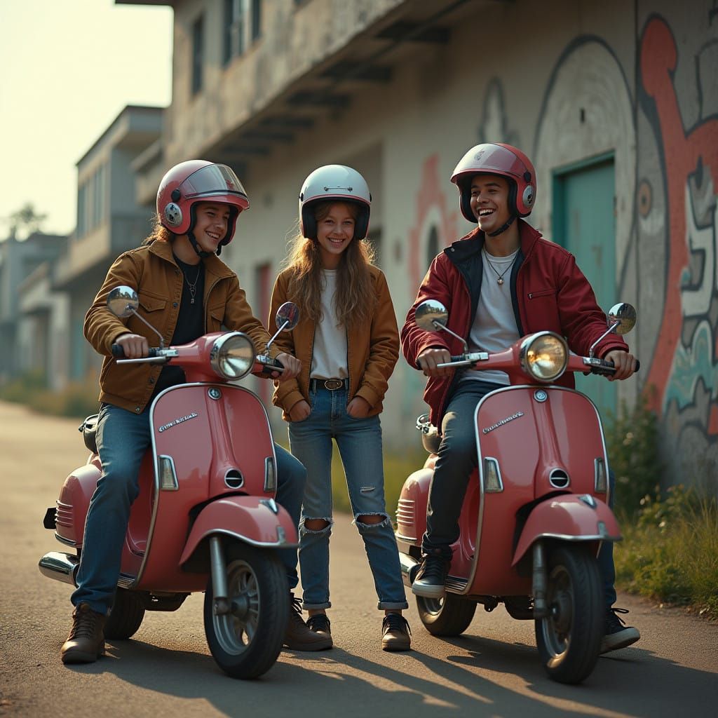 "Talking Smokeheads on mopeds" by Crizpy7.de - B2C-Media, germany