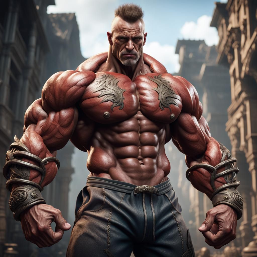 Muscle Machine - AI Generated Artwork - NightCafe Creator