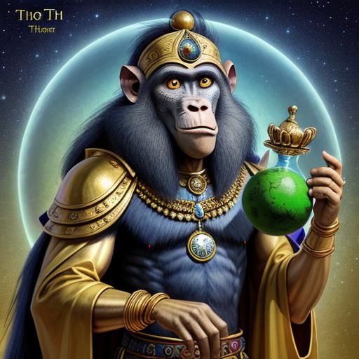 Thoth the God of wisdom - AI Generated Artwork - NightCafe Creator