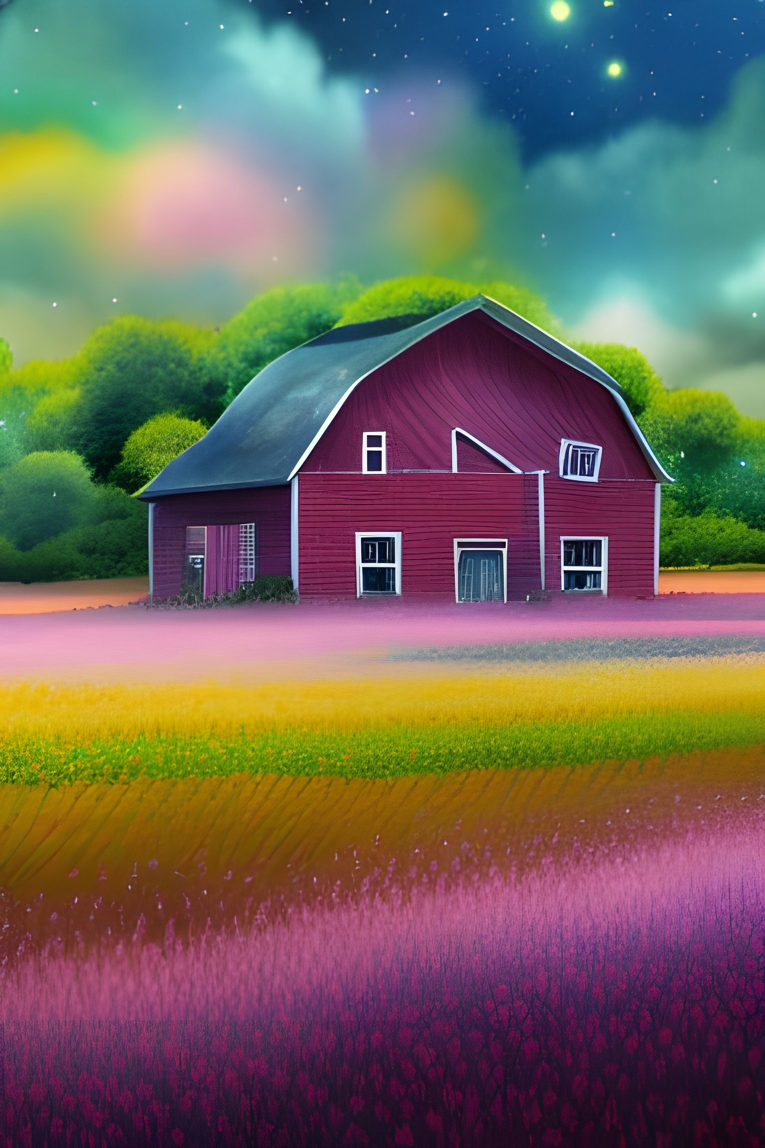 The Barn - AI Generated Artwork - NightCafe Creator
