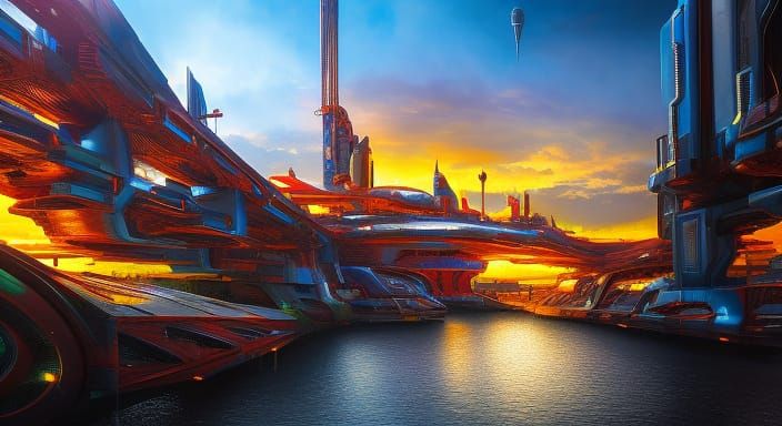 Surreal architectural study for 4 dimensional buildings a Pantheon ...