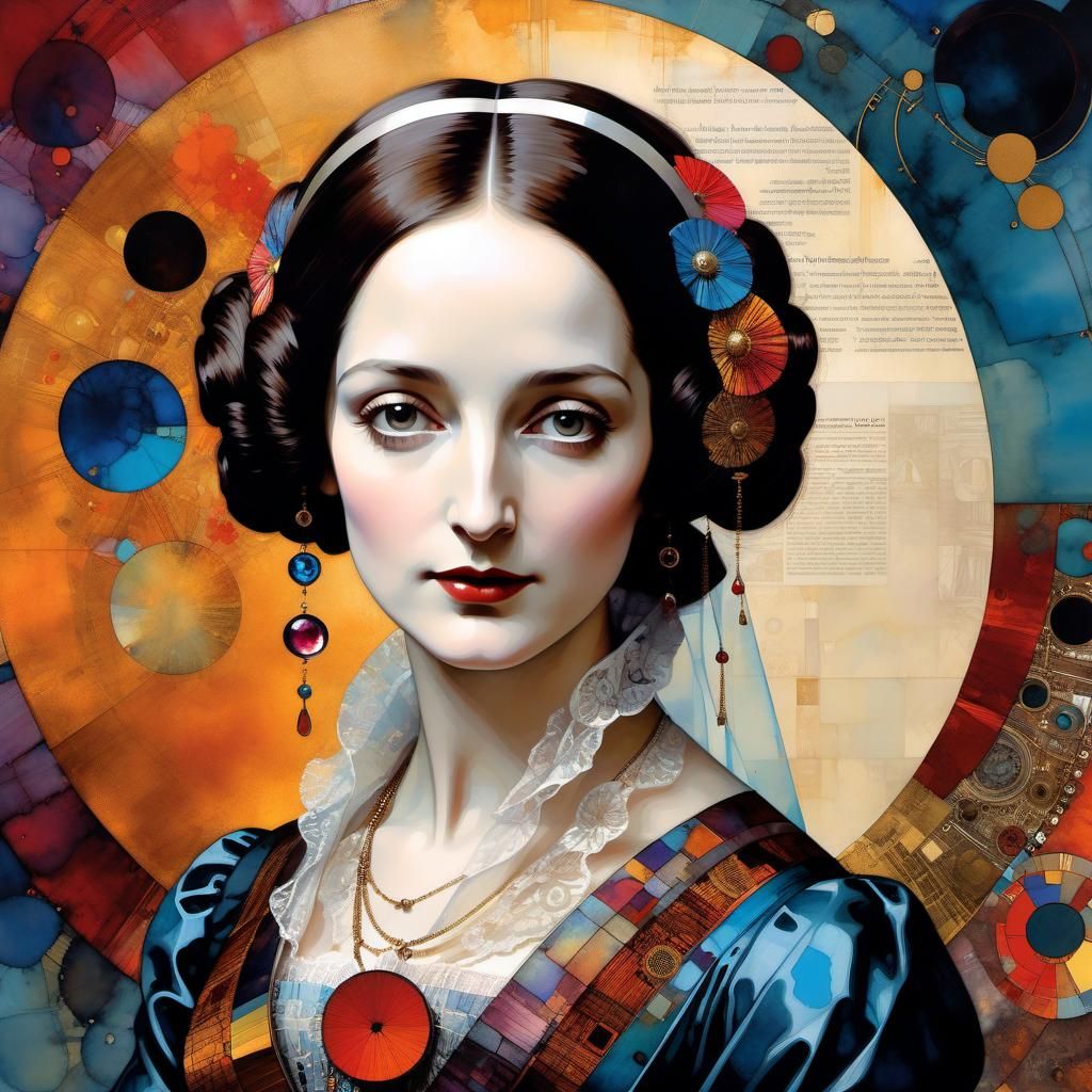 Ada Lovelace, the first computer programmer - AI Generated Artwork - NightCafe Creator
