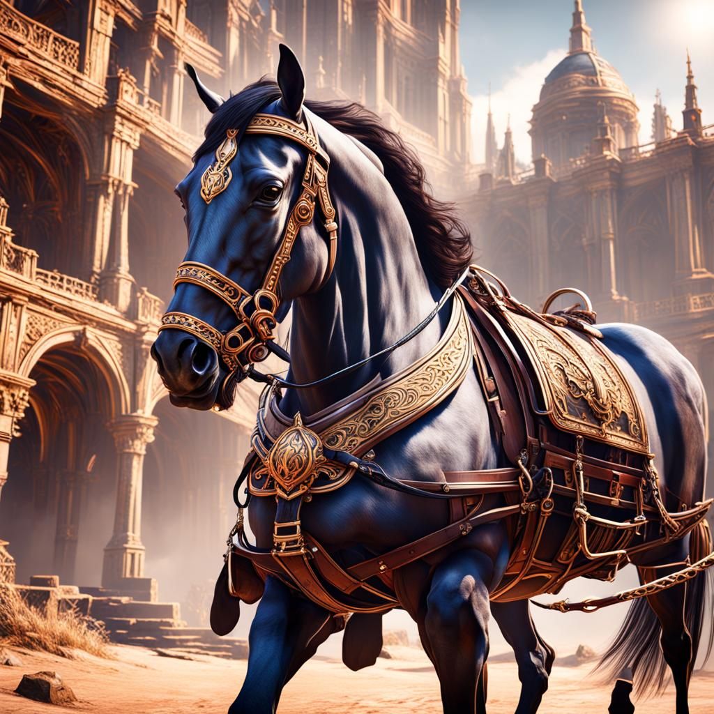 Horse harness - AI Generated Artwork - NightCafe Creator
