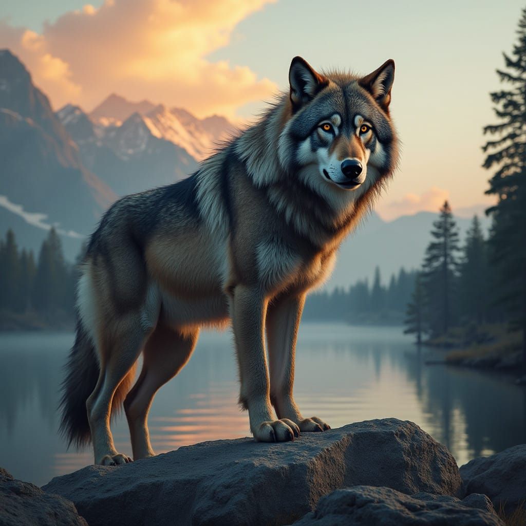 An alpha werewolf in Colorado - Alpha Werewolf Dominates Col...