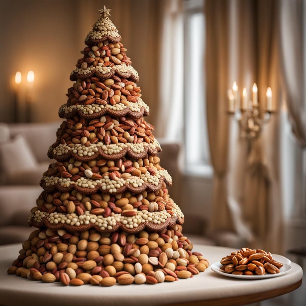 Christmas nut tree - AI Generated Artwork - NightCafe Creator