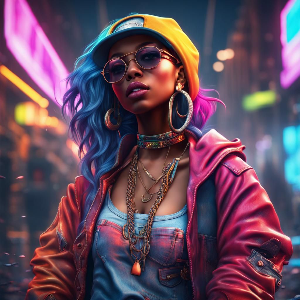 A cute rapper - AI Generated Artwork - NightCafe Creator