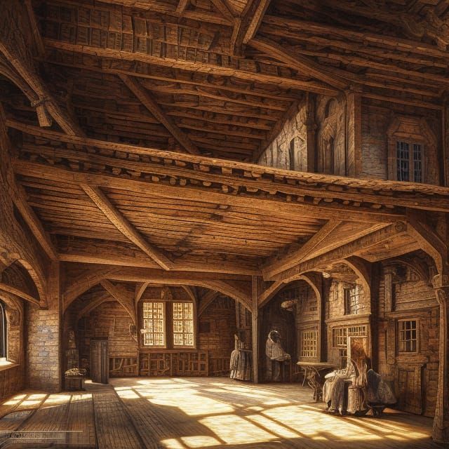 Guild Hall - AI Generated Artwork - NightCafe Creator